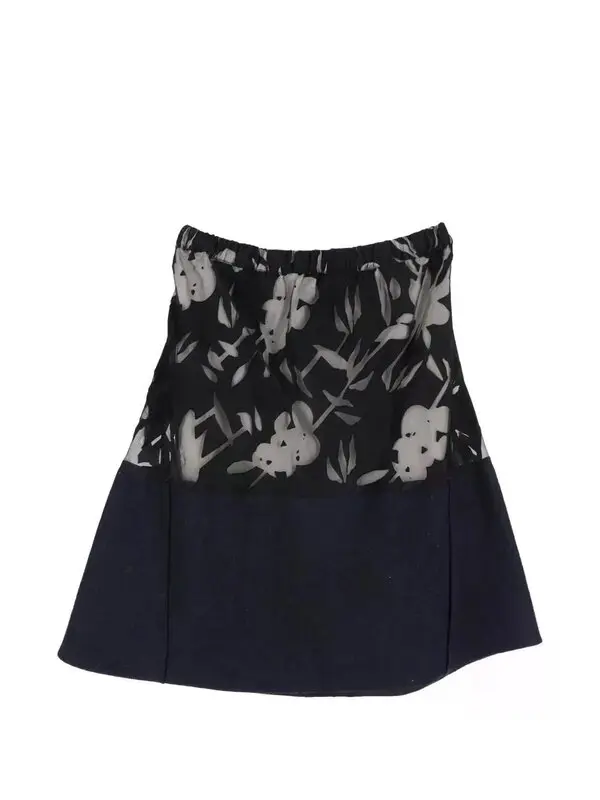 Marni Floral-print Flared Mini Skirt
