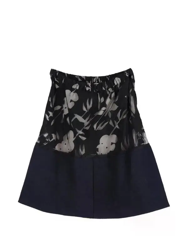 Marni Floral-print Flared Mini Skirt