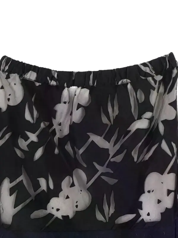 Marni Floral-print Flared Mini Skirt