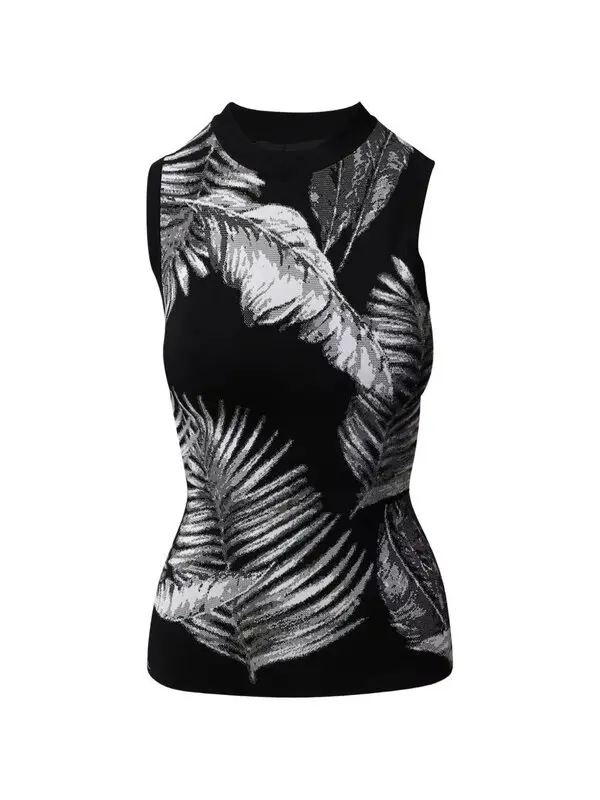 ALEXANDER WANG Sleeveless Jacquard Top