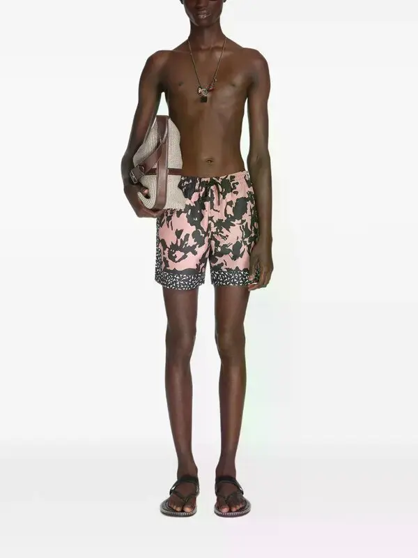 Dries Van Noten Printed Swim Shorts