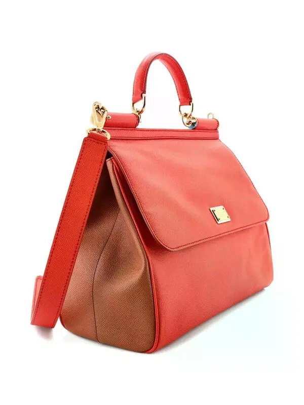 Dolce & Gabbana Miss Sicily Leather Satchel