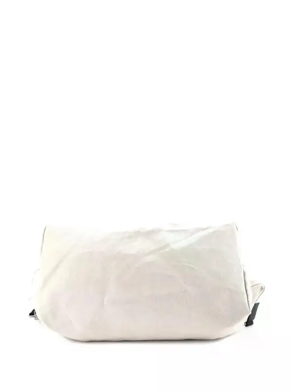 Saint Laurent Rive Gauche Shopper Canvas Maxi Tote Bag - Neutrals