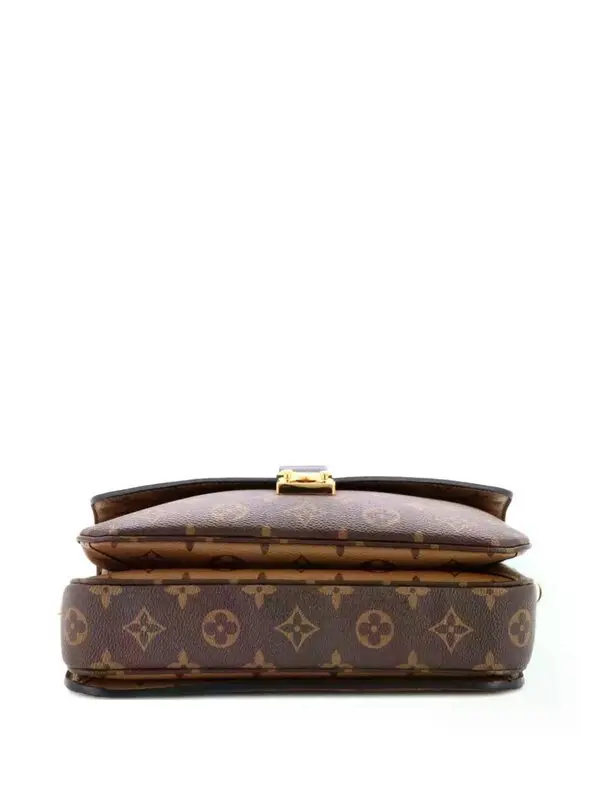 LOUIS VUITTON Pochette Metis Reverse Monogram Canvas Crossbody Bag - Brown