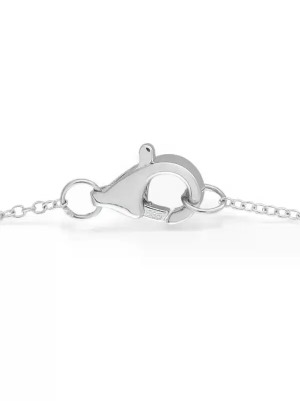LB EXCLUSIVE 14k White Gold Diamond Pendant Necklace - Silver