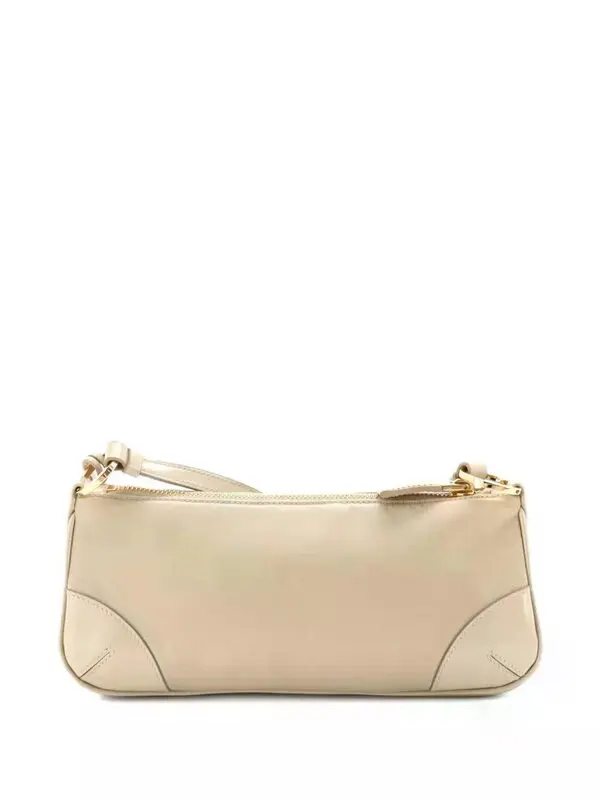 Prada Re-edition 2002 Re-nylon And Leather Shoulder Bag - Neutrals