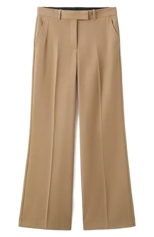 Mango Osaka Wide-leg Trousers - Medium Brown