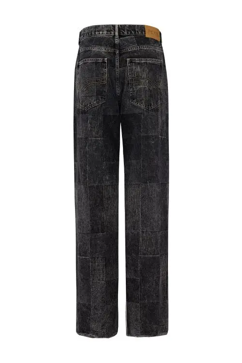 PCFG Your *itch Colorblocked Denim Pant - Black