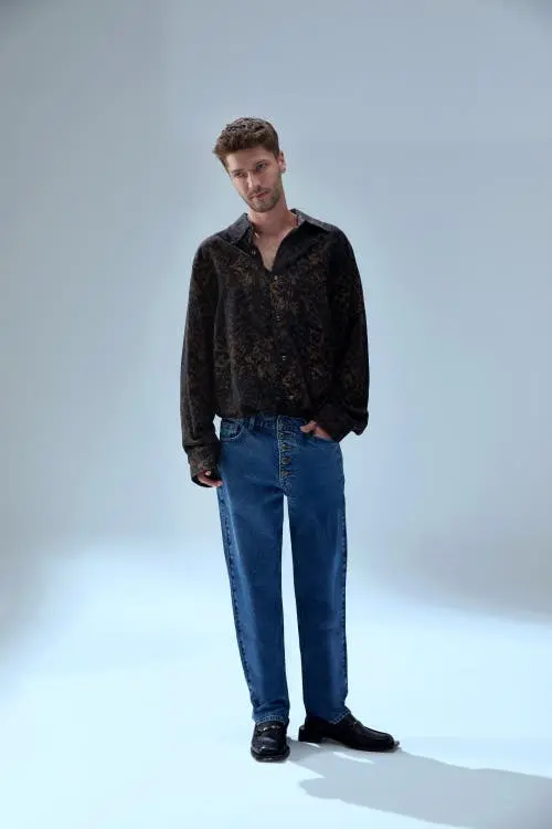 PCFG Acid Wash Denim Pants