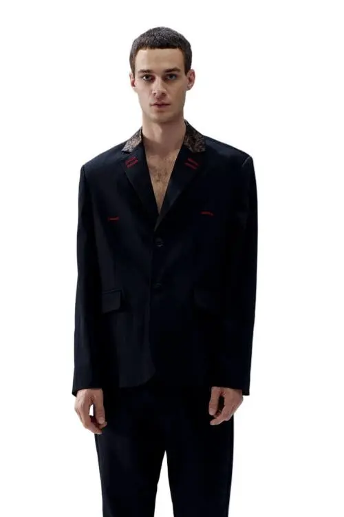 PCFG Kangaroo Collar Blazer Jacket
