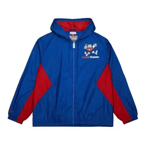 Mitchell & Ness Denver Nuggets Playmaker Full-zip Hooded Windbreaker Jacket