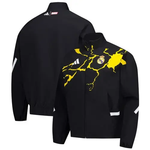 Adidas Real Madrid X Marvel Anthem Full-zip Jacket