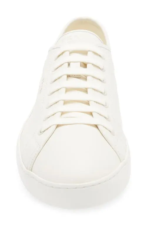Prada Smooth Italian Calfskin Sneakers - Avorio