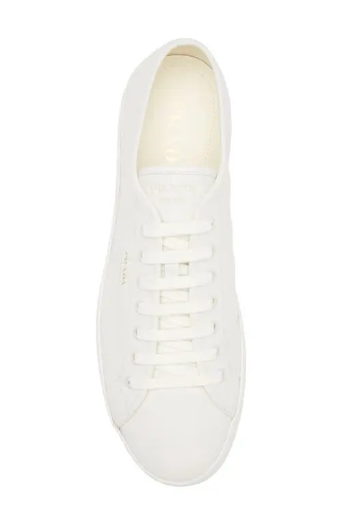 Prada Smooth Italian Calfskin Sneakers - Avorio