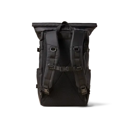 THE BROWN BUFFALO Rolltop Backpack - Balistic-black