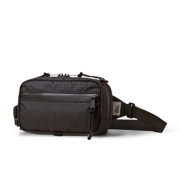 THE BROWN BUFFALO Conceal Waistpack Bag - Black-grid