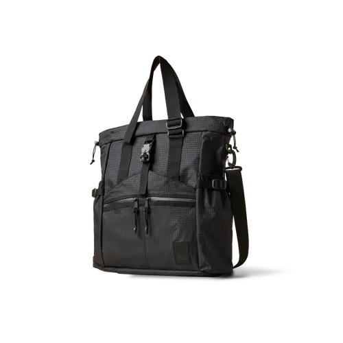 THE BROWN BUFFALO Conceal Tote Bag - Black-grid