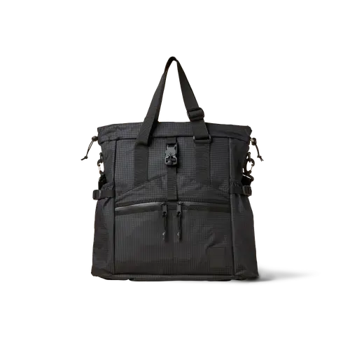 THE BROWN BUFFALO Conceal Tote Bag - Black-grid