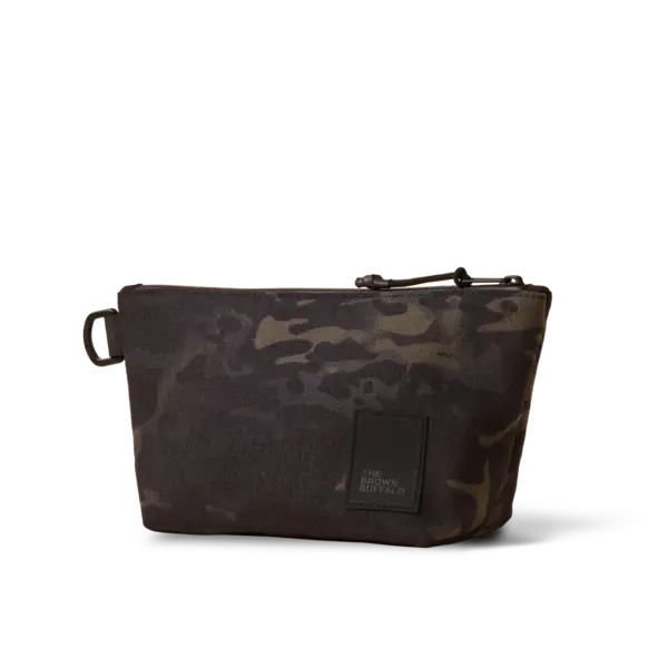 THE BROWN BUFFALO Dopp Kit Bag - Black-multicam