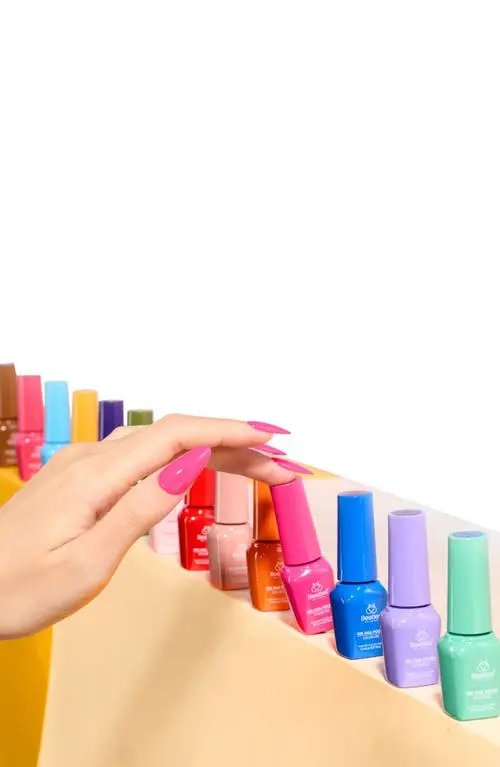 BEETLES 25 Colors 51 Pcs Gel Nail Manicure Studio Kit With Uv Light