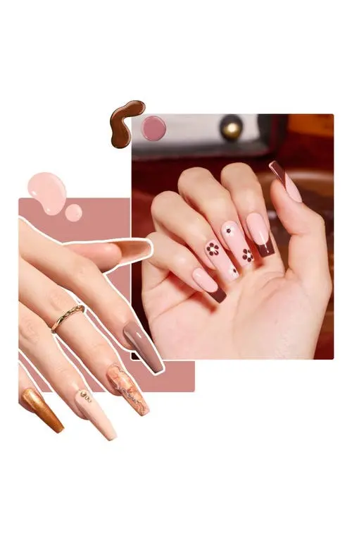 BEETLES Neutral Nude Gel Polish Set 6 Colors