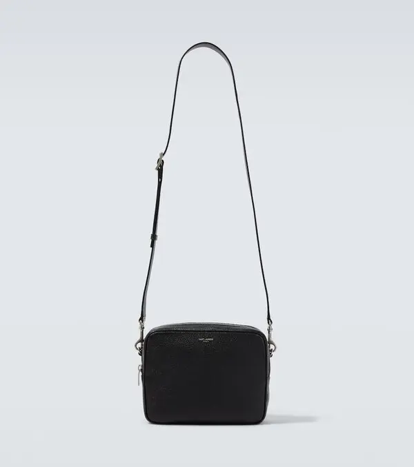 Saint Laurent Small Leather Shoulder Bag - Black