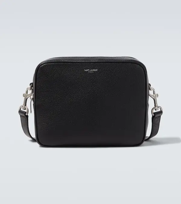 Saint Laurent Small Leather Shoulder Bag - Black