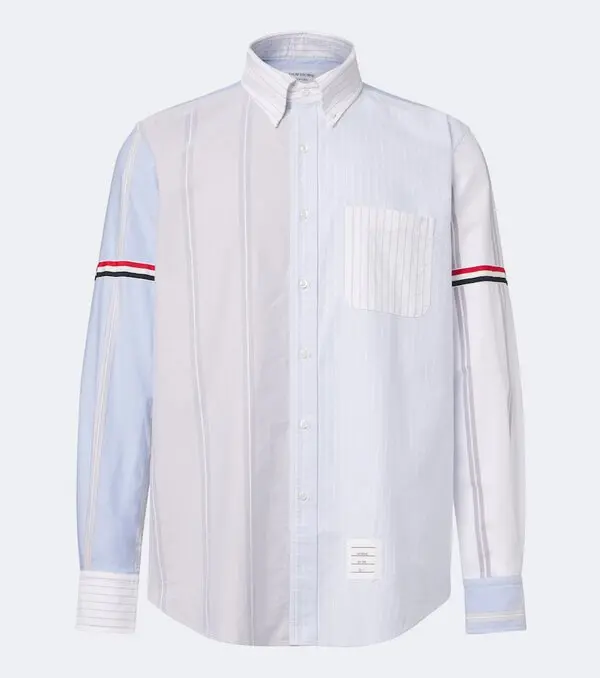 Thom Browne Striped Cotton Shirt - Multicoloured