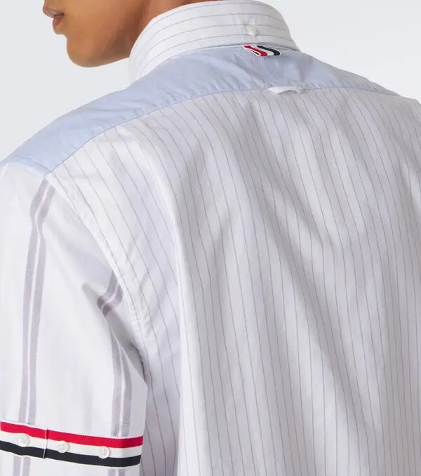Thom Browne Striped Cotton Shirt - Multicoloured