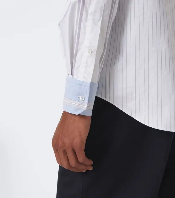 Thom Browne Striped Cotton Shirt - Multicoloured