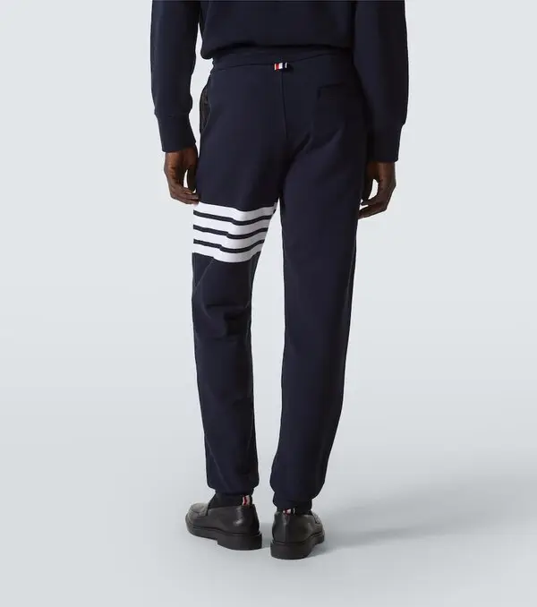 Thom Browne 4-bar Cotton Sweatpants - Blue