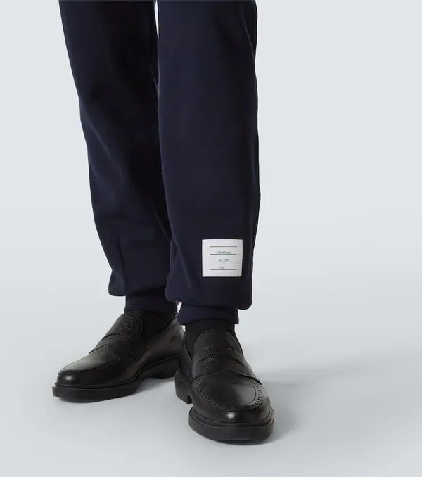Thom Browne 4-bar Cotton Sweatpants - Blue