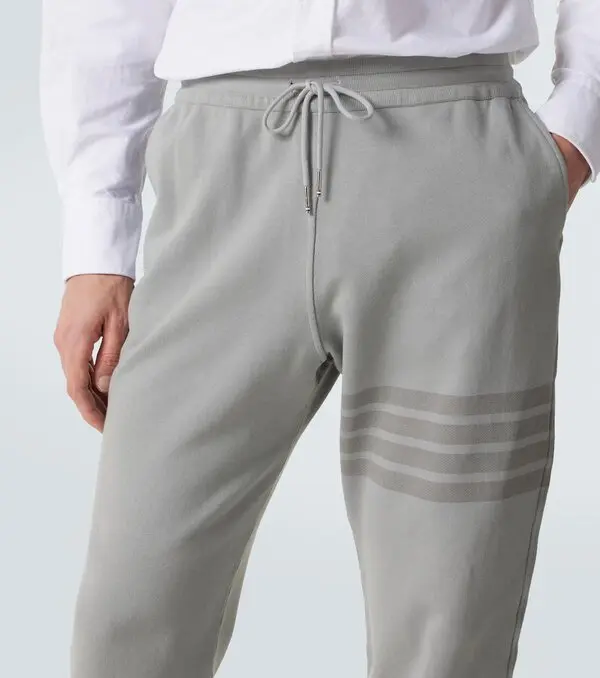 Thom Browne 4-bar Cotton Sweatpants