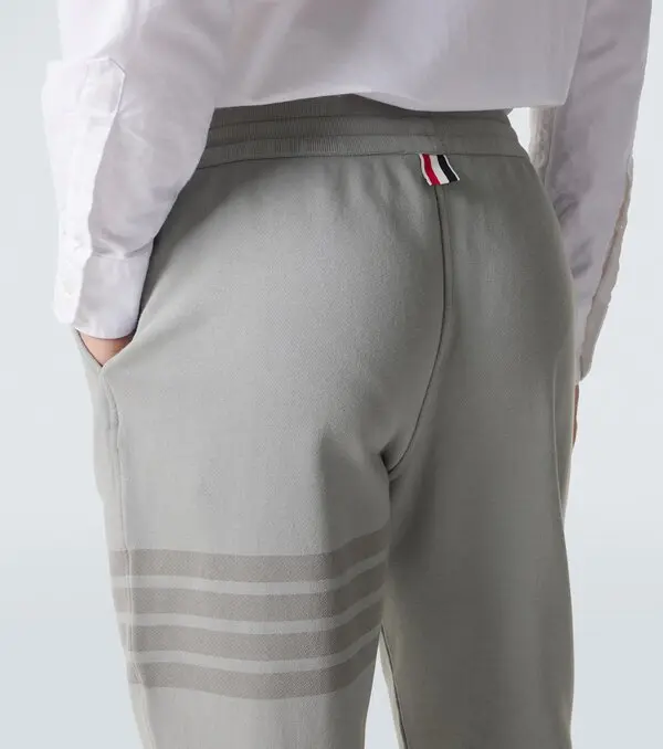 Thom Browne 4-bar Cotton Sweatpants