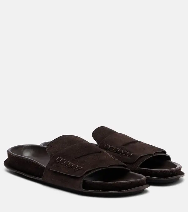 Jacquemus Suede Slides