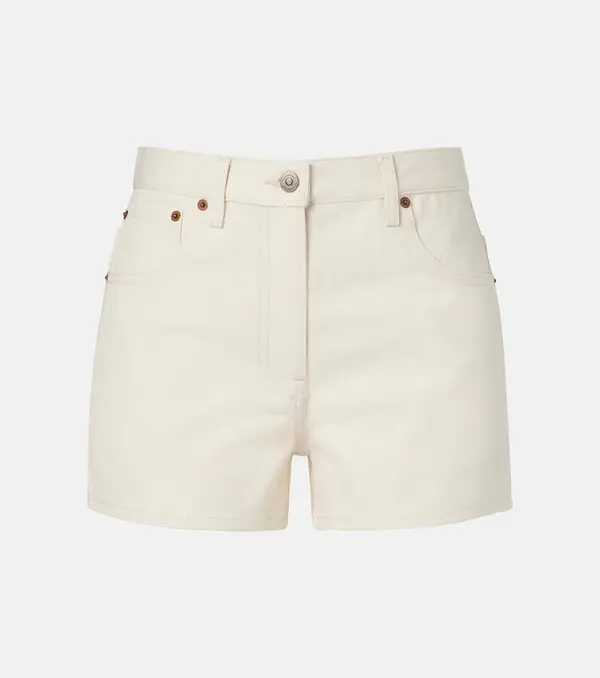 Valentino Garavani Denim Shorts - White