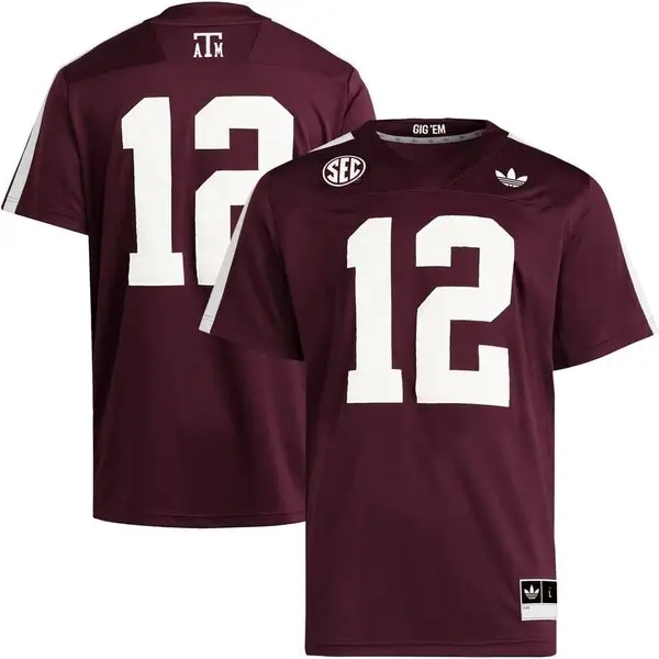 Adidas 12 Texas A&m Aggies Premier Strategy Jersey