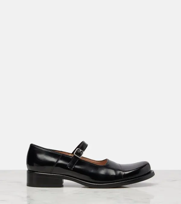 THE ROW Kai Leather Mary Jane Flats