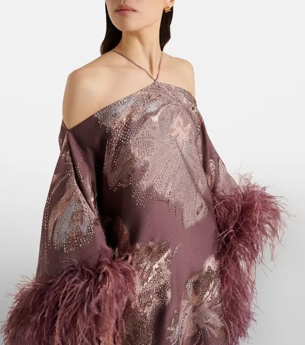 TALLER MARMO Sza Sza Bloom Fil Coupé Kaftan