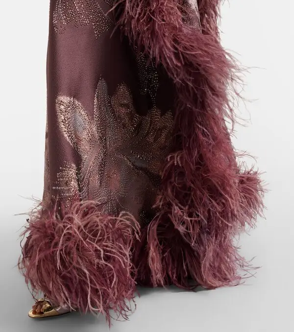 TALLER MARMO Sza Sza Bloom Fil Coupé Kaftan