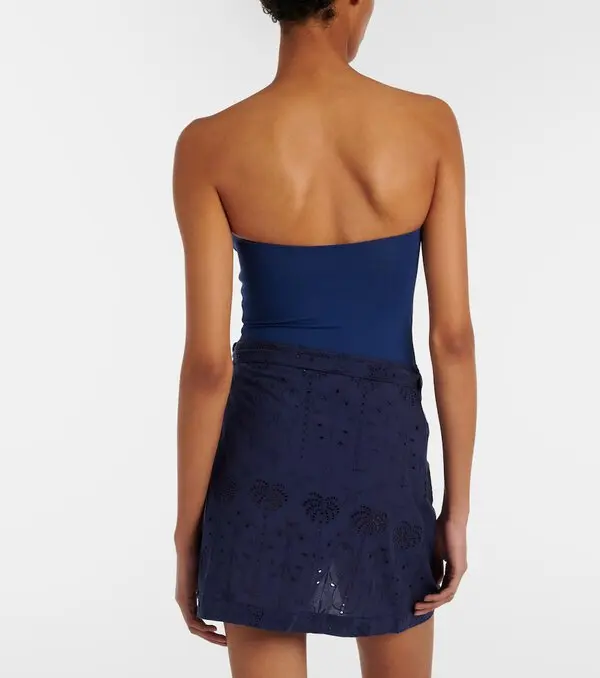 Melissa Odabash Embroidered Cotton Beach Cover-up