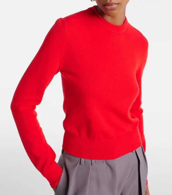 JIL SANDER Virgin Wool Sweater - Red