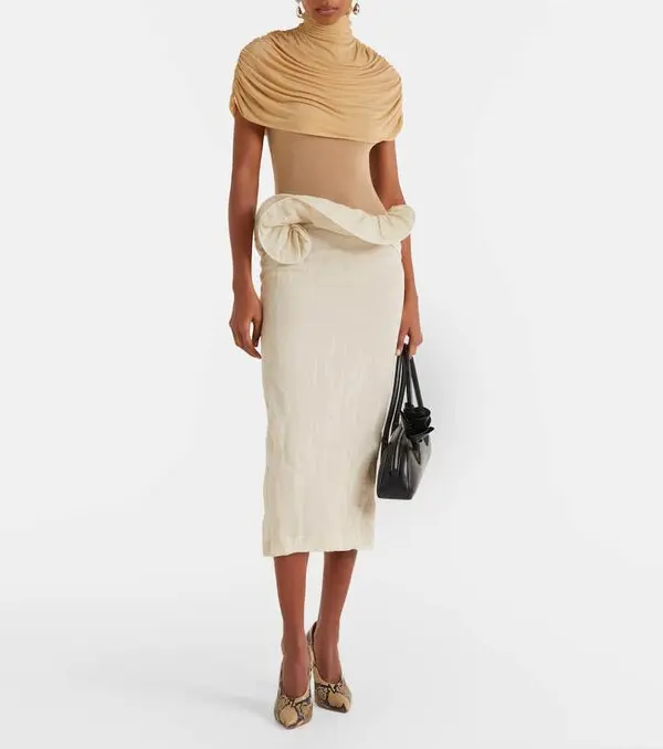 Magda Butrym Asymmetric Midi Skirt