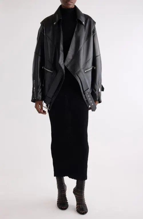 Givenchy Upside-down Leather Jacket