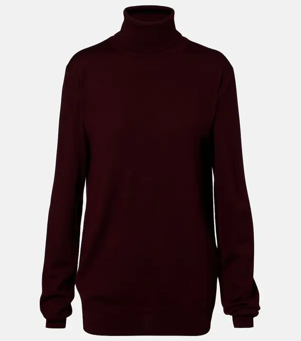 THE FRANKIE SHOP Eve Wool Turtleneck Sweater - Black