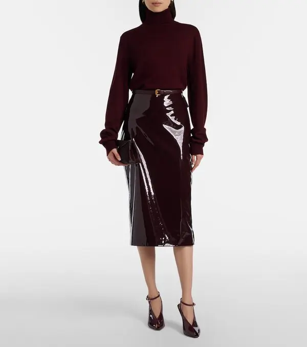 THE FRANKIE SHOP Eve Wool Turtleneck Sweater
