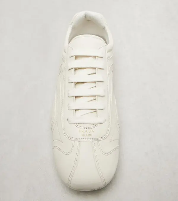 Prada Re-edition 2005 Leather Sneakers - White