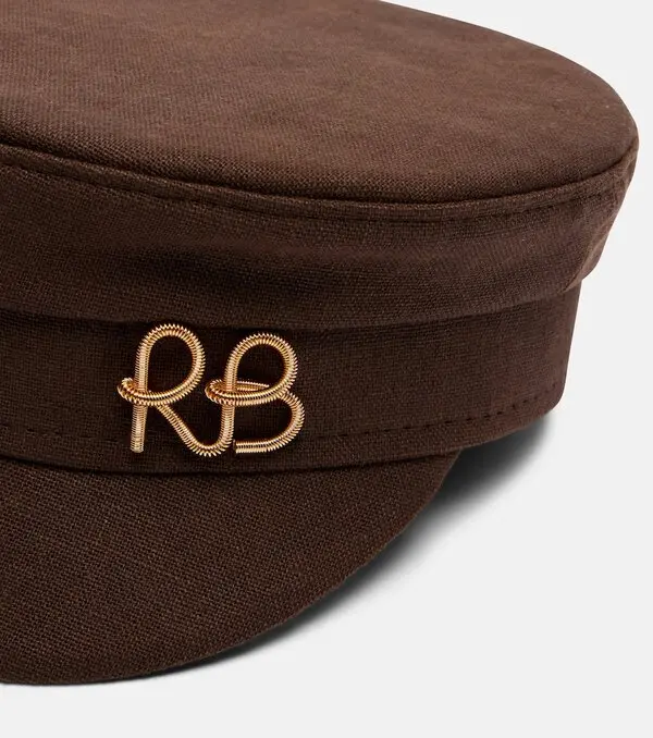 Ruslan Baginskiy Linen Canvas Newsboy Hat
