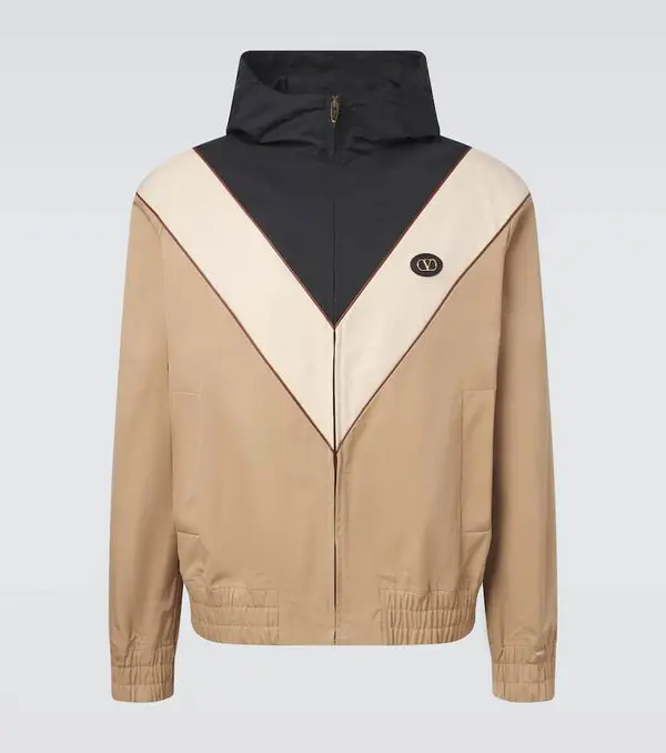 Valentino Garavani Vlogo Striped Jacket - Beige