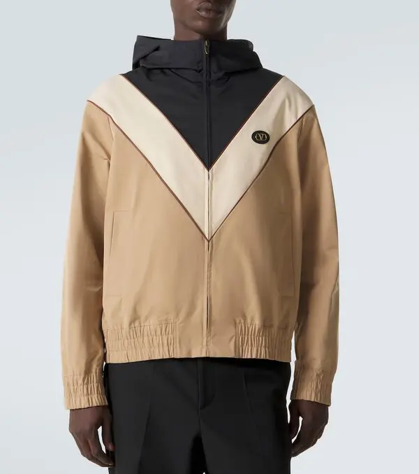 Valentino Garavani Vlogo Striped Jacket - Beige